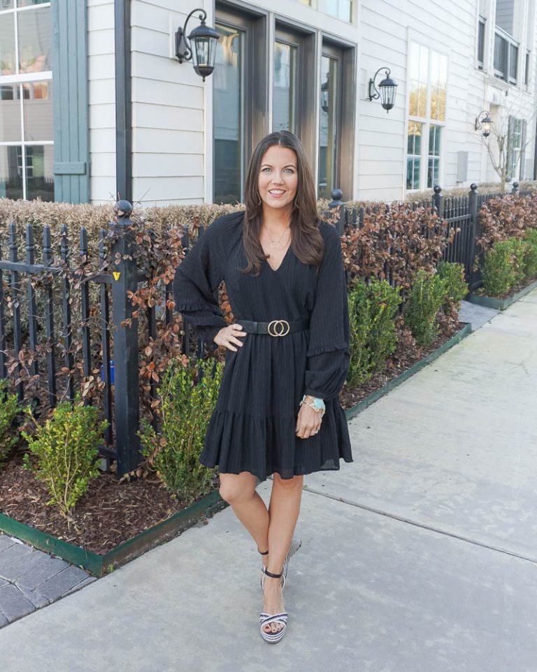 Long Sleeve Black Dress Lady In Violetlady In Violet