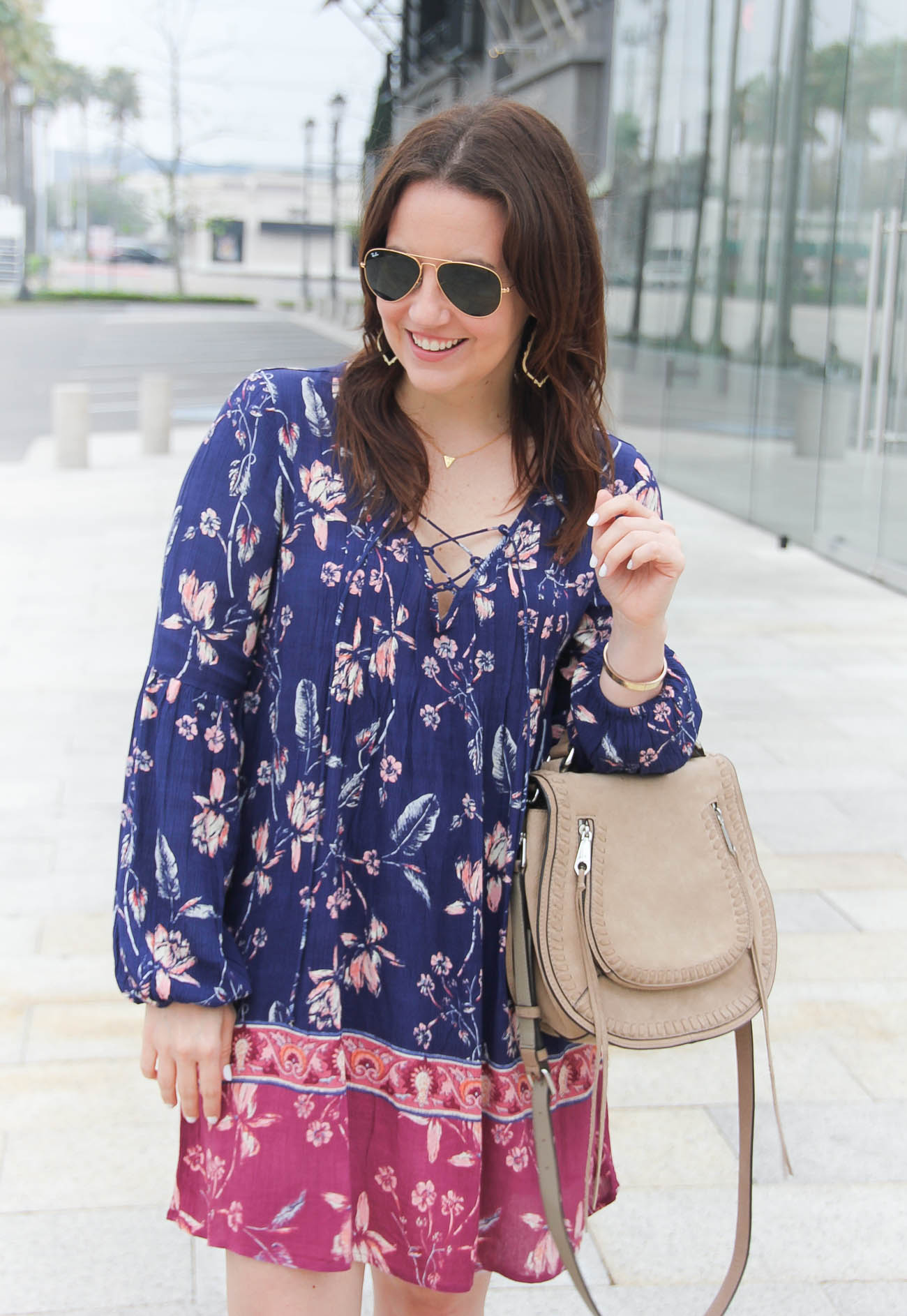 Boho Chic Style | Floral Swing Dress - Lady in VioletLady in Violet