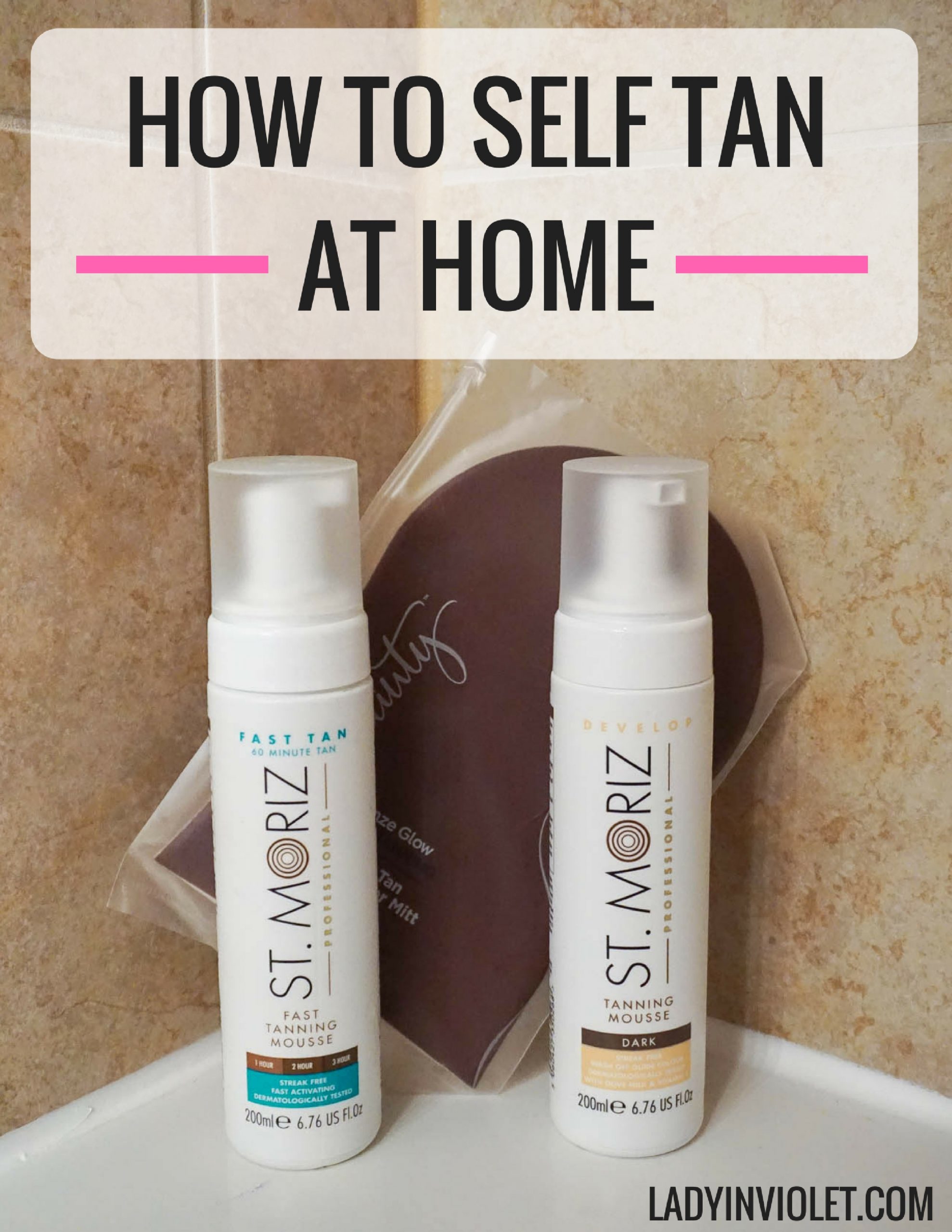 How to Self Tan at Home | Lady in Violet | Houston Fashion Blogger ...