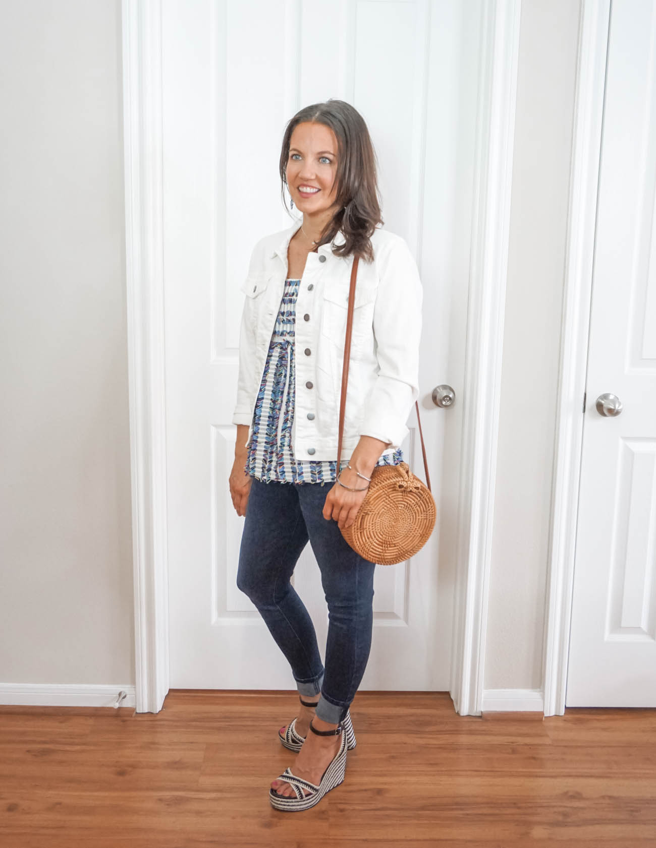 How to Create a Layered Spring Outfit - Lady in VioletLady in Violet