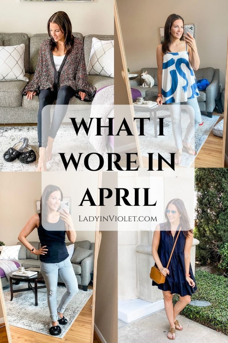What I Wore in April | Lady in Violet | Petite FashionLady in Violet