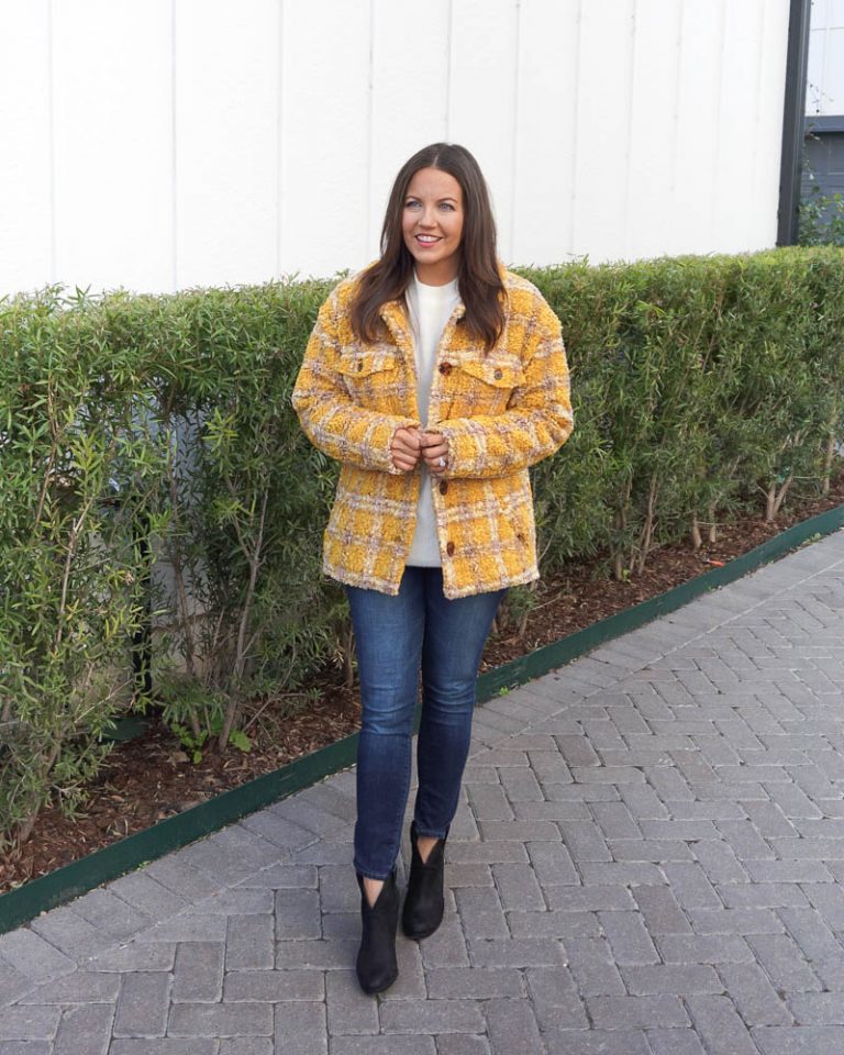 Yellow Plaid Shacket - Lady in VioletLady in Violet