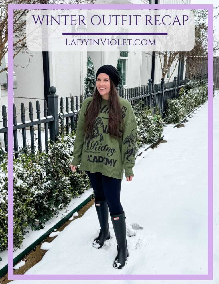 Winter Outfit Recap - Lady in VioletLady in Violet